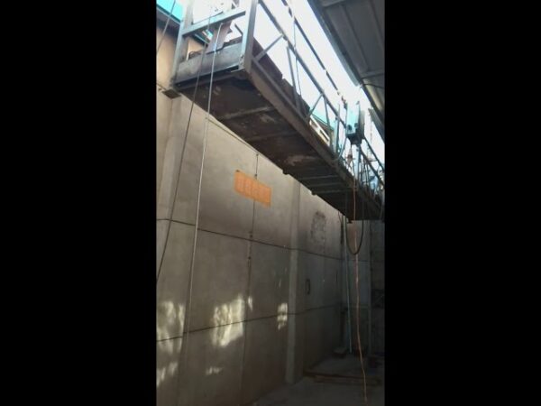 zlp series suspended platform cradle gondola - Suspended working ...