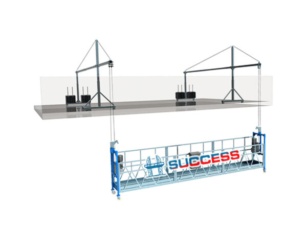 Aluminum steel swing scaffold mobile lift suspended working platform ...
